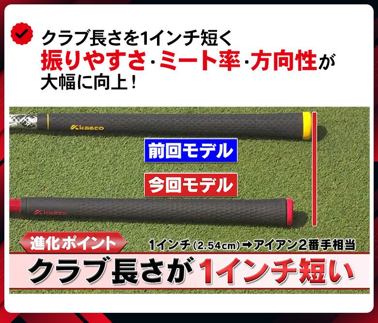 キャスコ K2K MAX ワンレングス ユーティリティーの通販 テレ東アトミックゴルフ